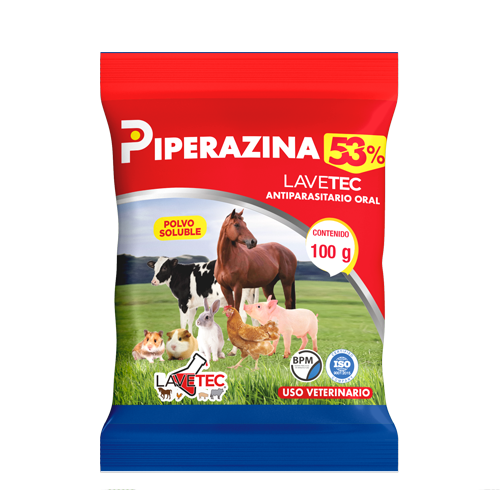 PIPERAZINA AL 53% 100GR - Almacenes India